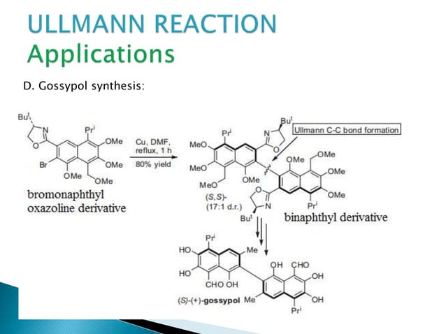 Ullmann reaction | PPTX | Chemistry | Science