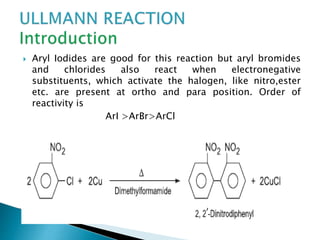 Ullmann reaction | PPTX
