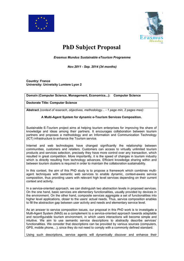 Ull ph dproposals | PDF