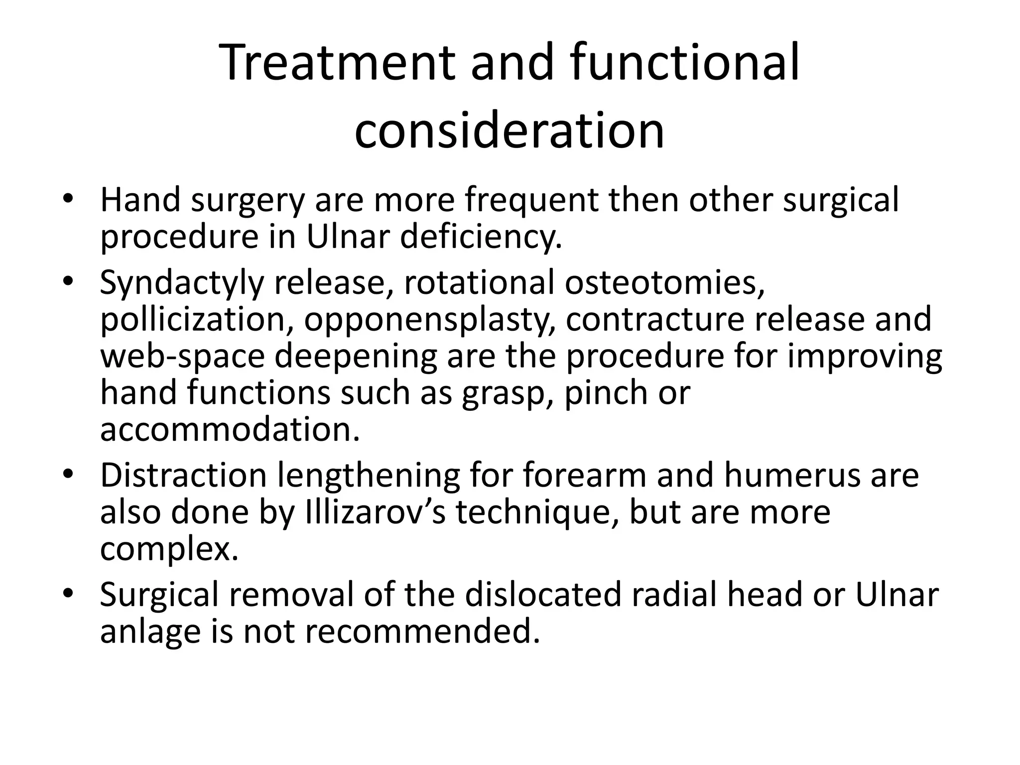 Ulnar Deficiency and Management.pptx
