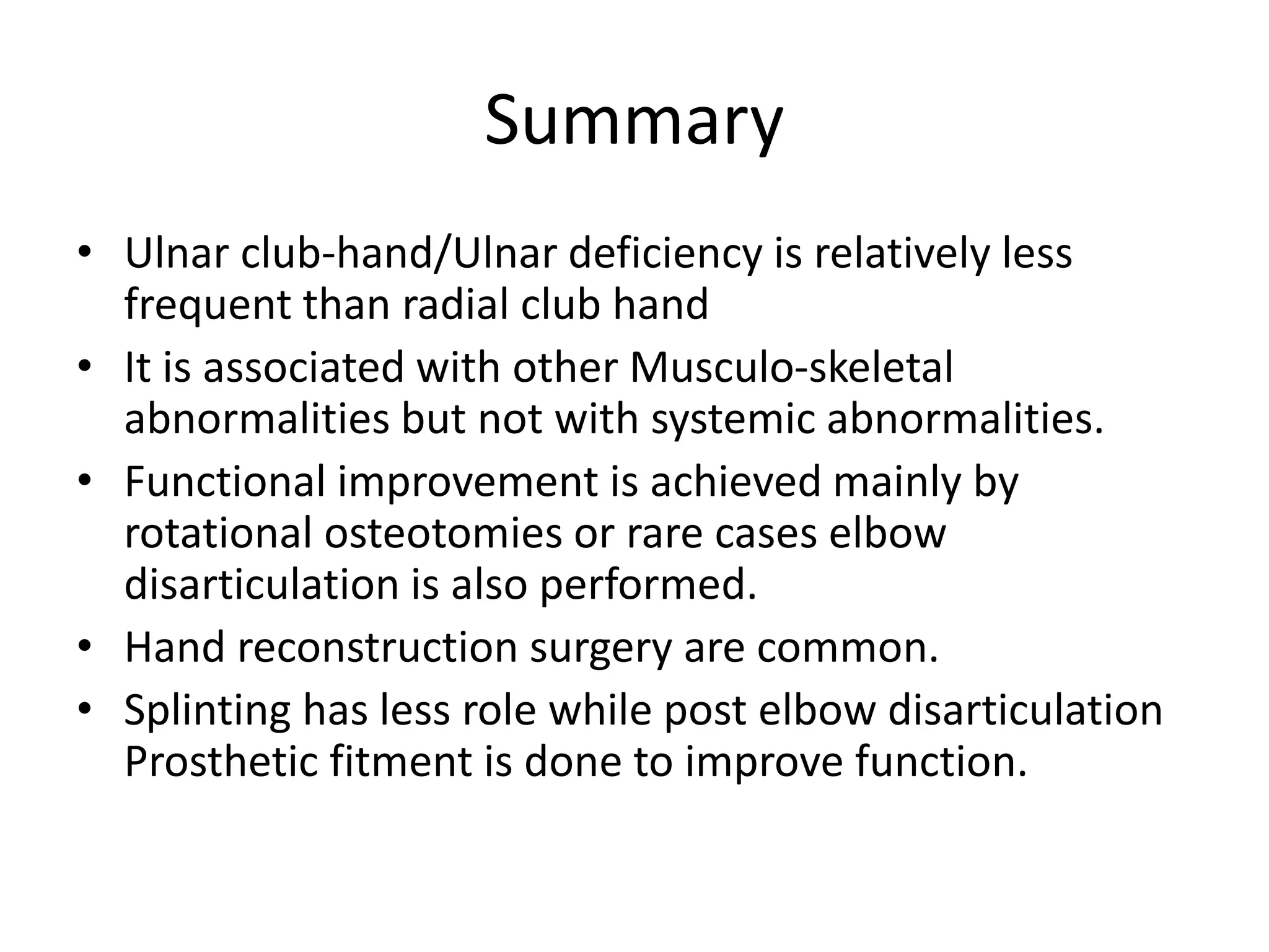 Ulnar Deficiency and Management.pptx