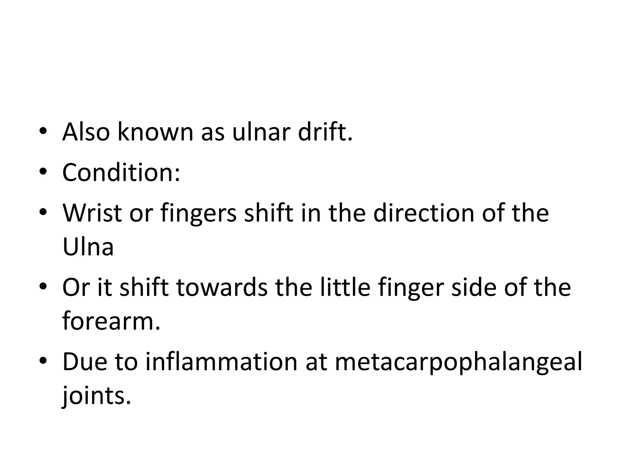 Ulnar deviations | PPTX