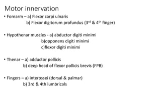 Ulnar nerve injury | PPTX