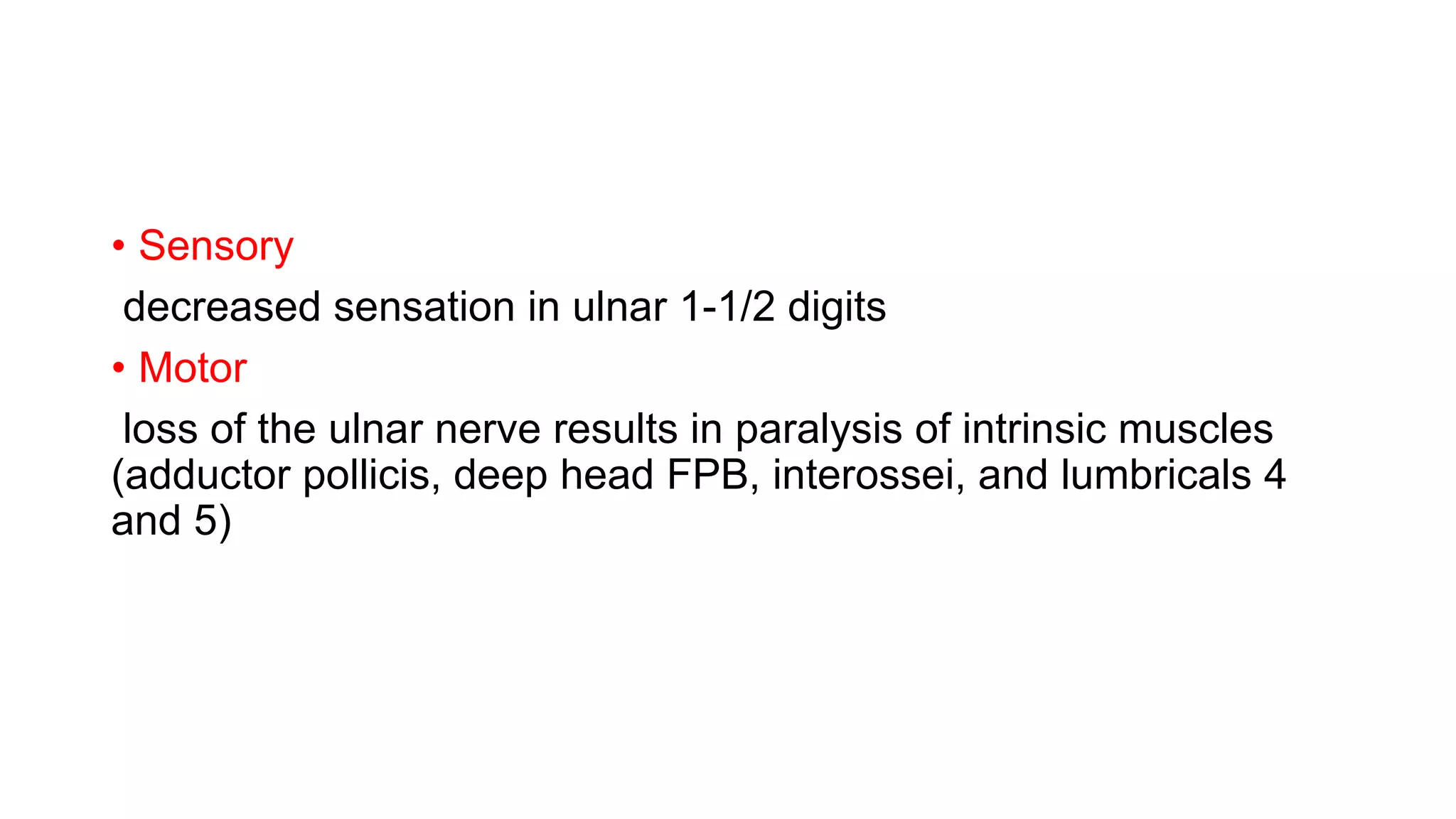 Ulnar nerve injury | PPTX