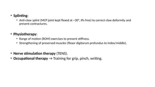 Ulnar nerve injury , various connections .pptx