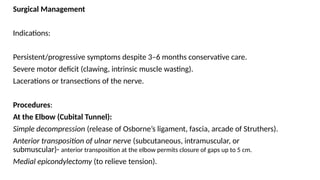 Ulnar nerve injury , various connections .pptx
