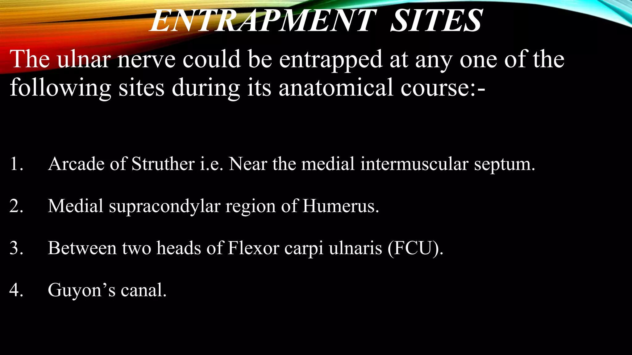 Ulnar nerve injury PPT | PPTX
