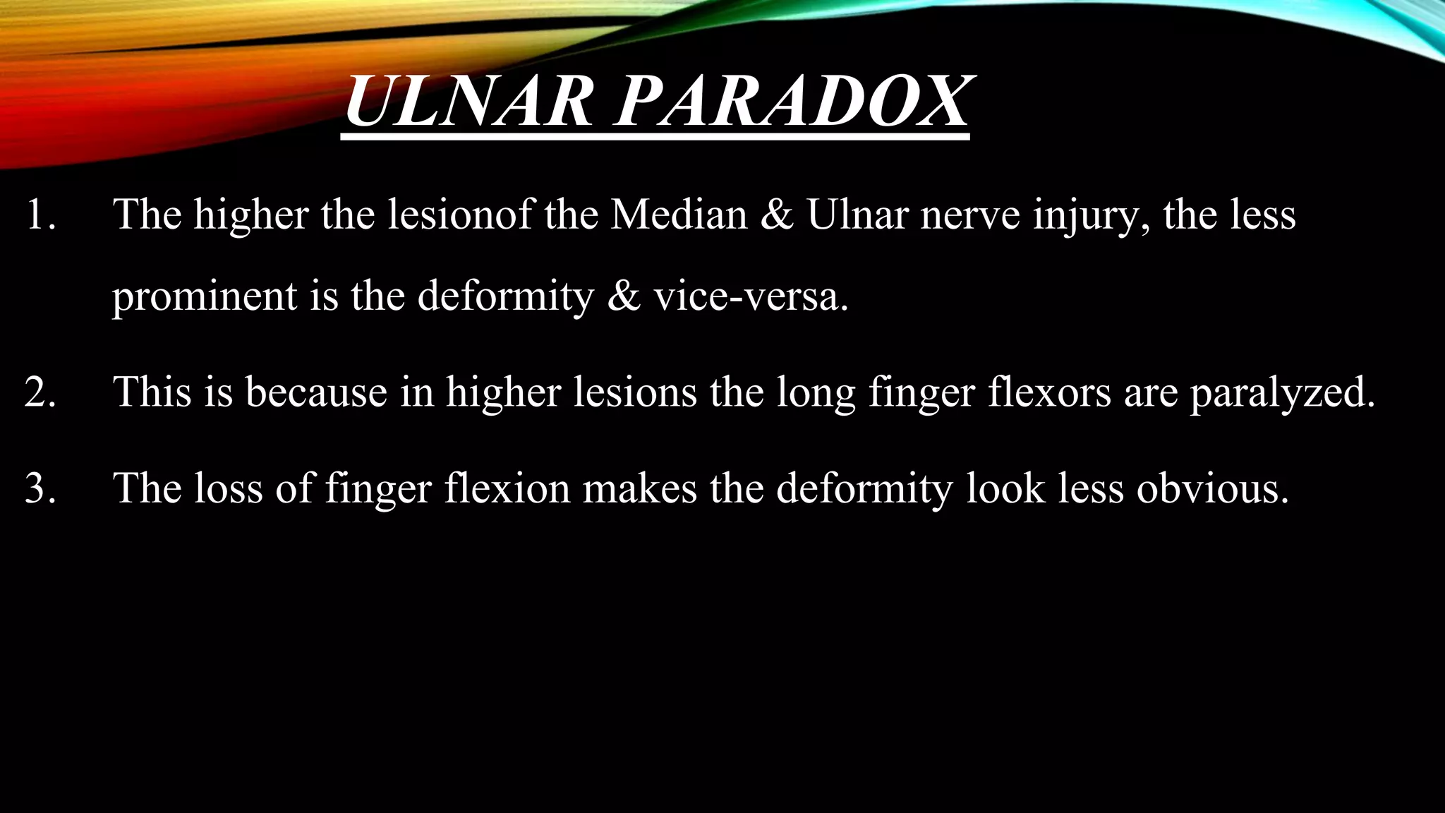Ulnar nerve injury PPT | PPTX
