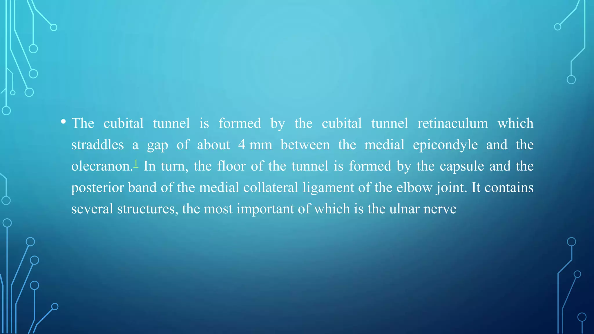 Ulnar Tunnel Syndrome (Cubital Tunnel Syndrome).pptx