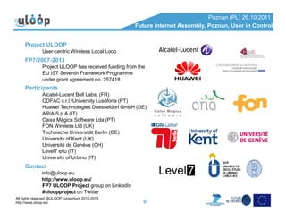 User in control: the ULOOP approach | PDF