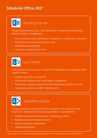 Czym jest Office 365 | PDF