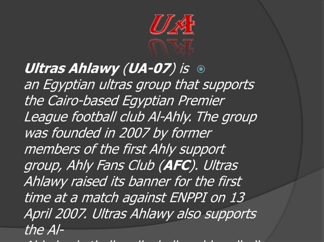 Ulras ahlawy | PPT