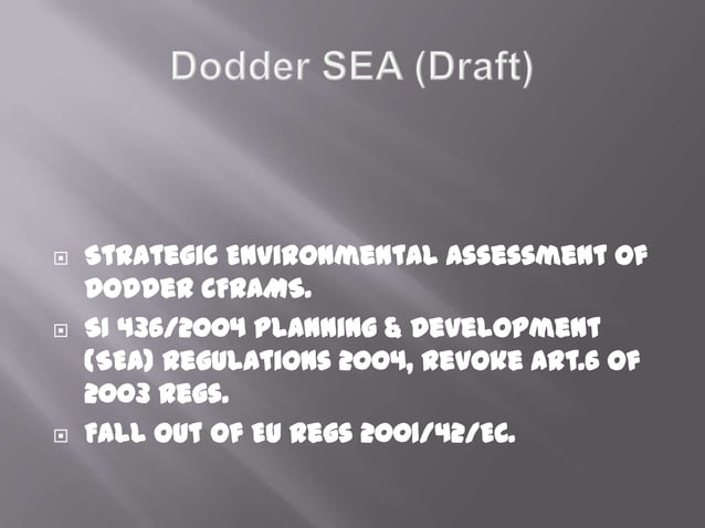 Dodder Catchment Flood Risk Assessment & Management | PPTX | Water ...