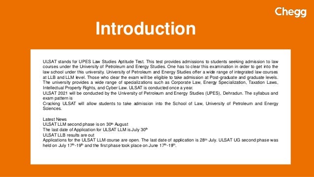 Ulsat ppt | PPTX