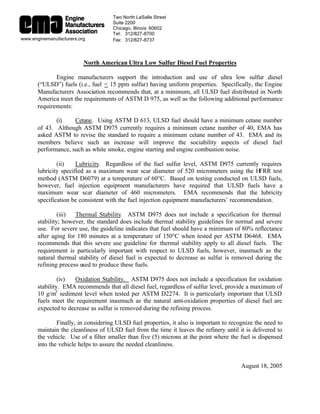 Ulsd fuel properties | PDF
