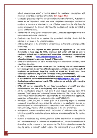 Hindustan Petroleum Corporation Limited (HPCL) Engineers Job ...