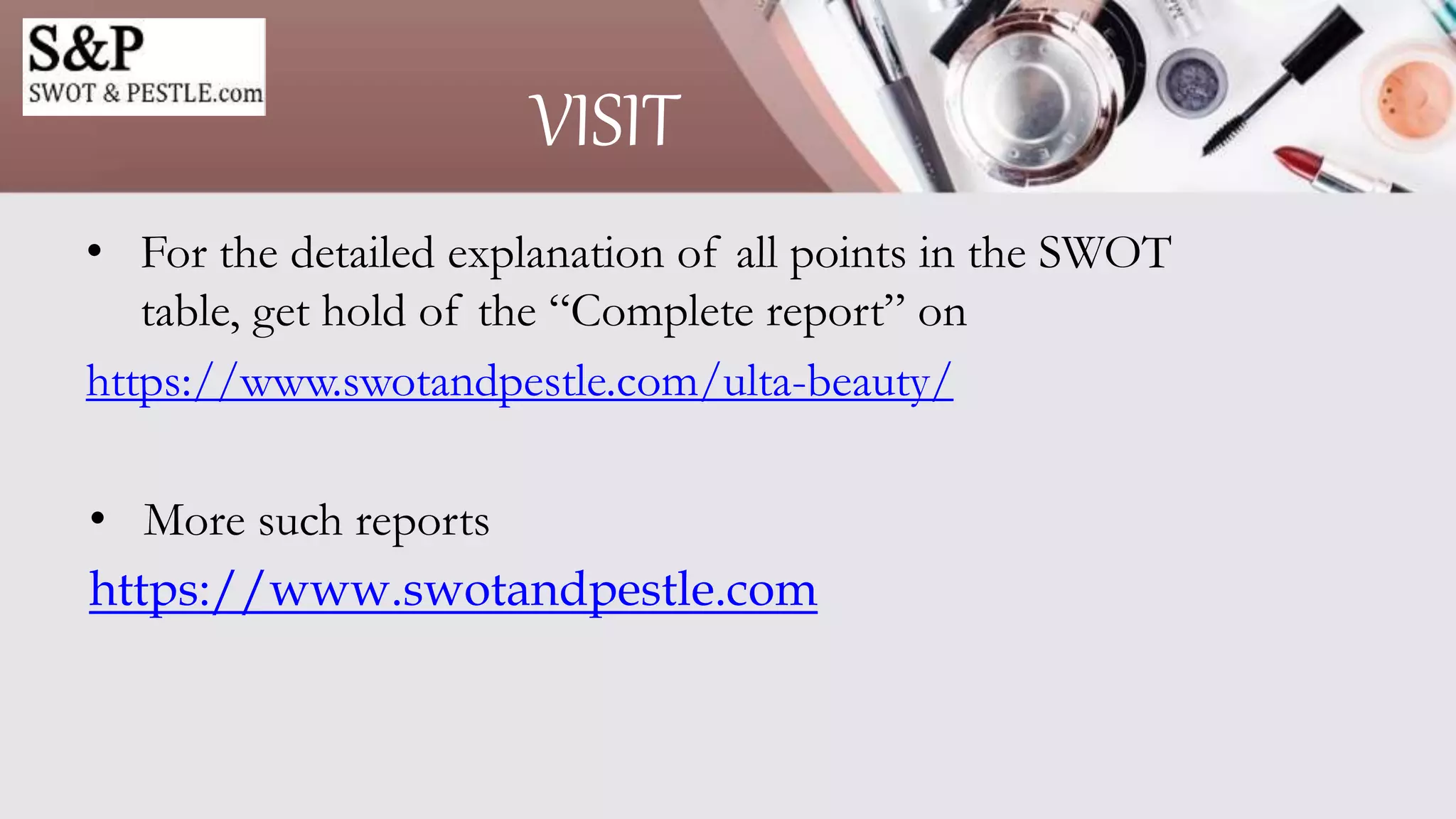 How to do UltaBeauty SWOT Analysis? Strengths, Weaknesses ...