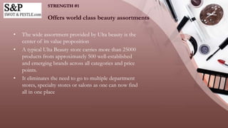 How to do UltaBeauty SWOT Analysis? Strengths, Weaknesses ...