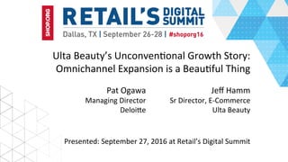 Ulta Beauty’s Unconventional Growth Story: Omnichannel Expansion is a ...
