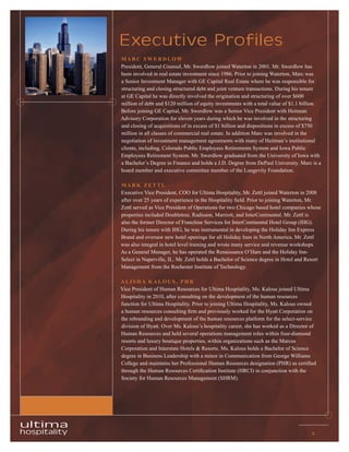 Ultima Hospitality Brochure | PDF | Hotels and Motels | Travel Type