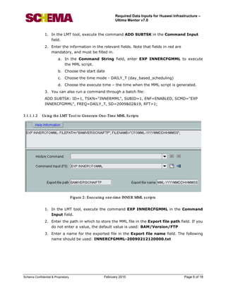 Ultima mentor version_7_0_-_required_data_inputs_for_huawei | PDF