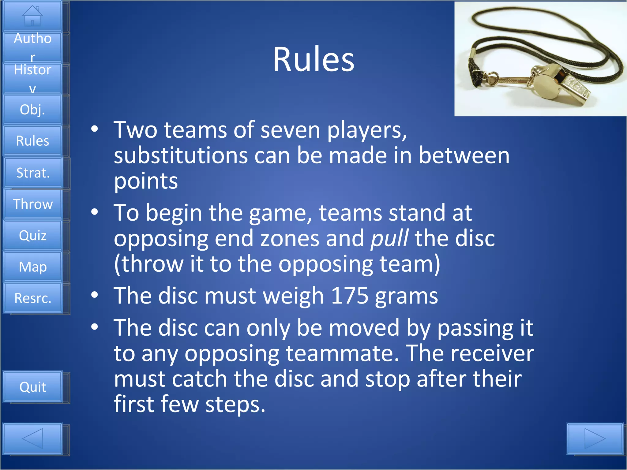 Ultimate Frisbee | PPT