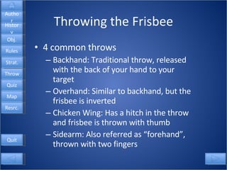 Ultimate Frisbee | PPT