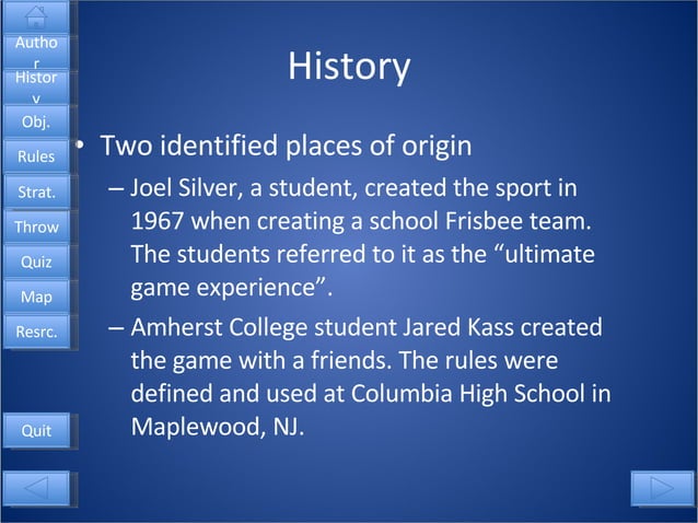 Ultimate Frisbee | PPT | Sports