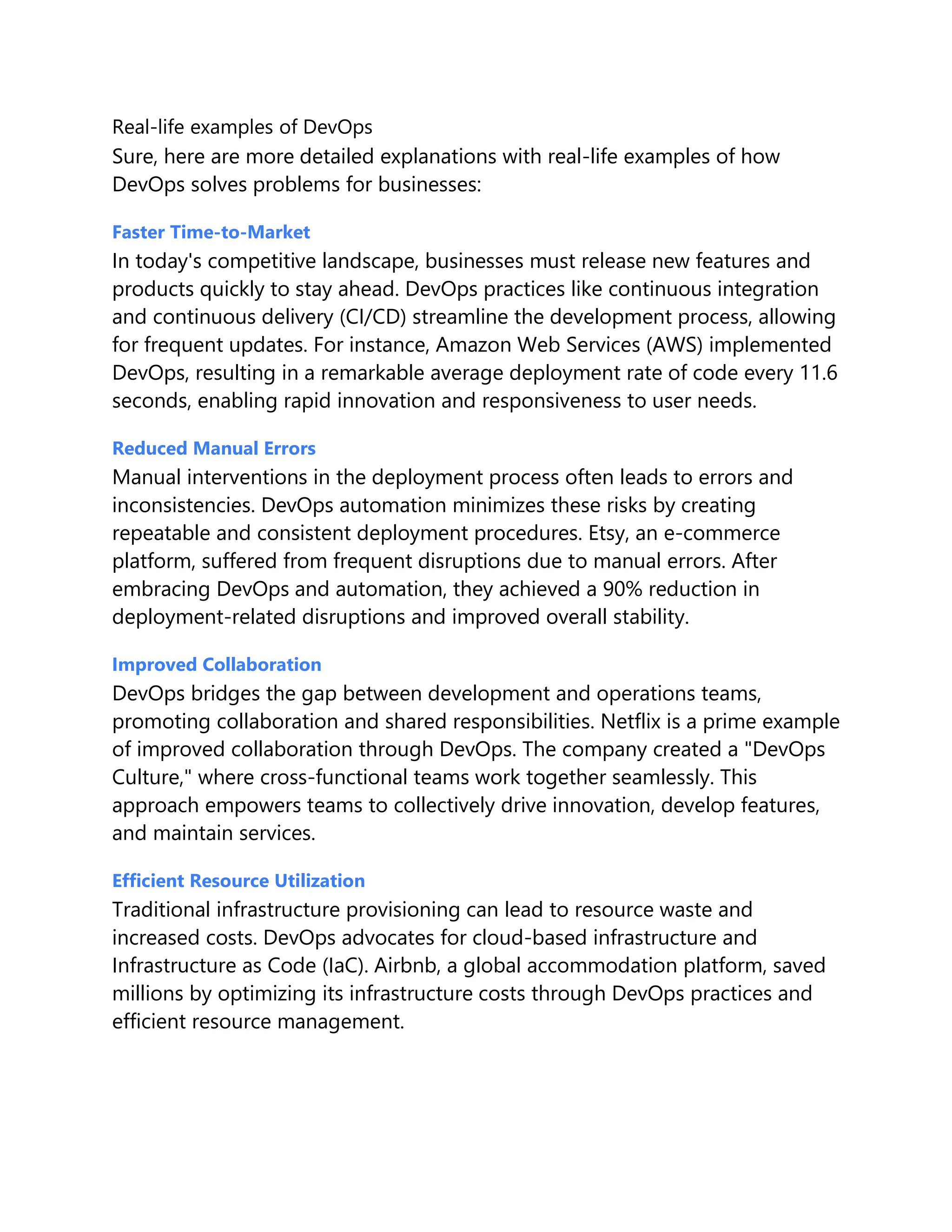 An Ultimate Guide to DevOps – Principles, How it works, and Real-life Examples | PDF | Web ...