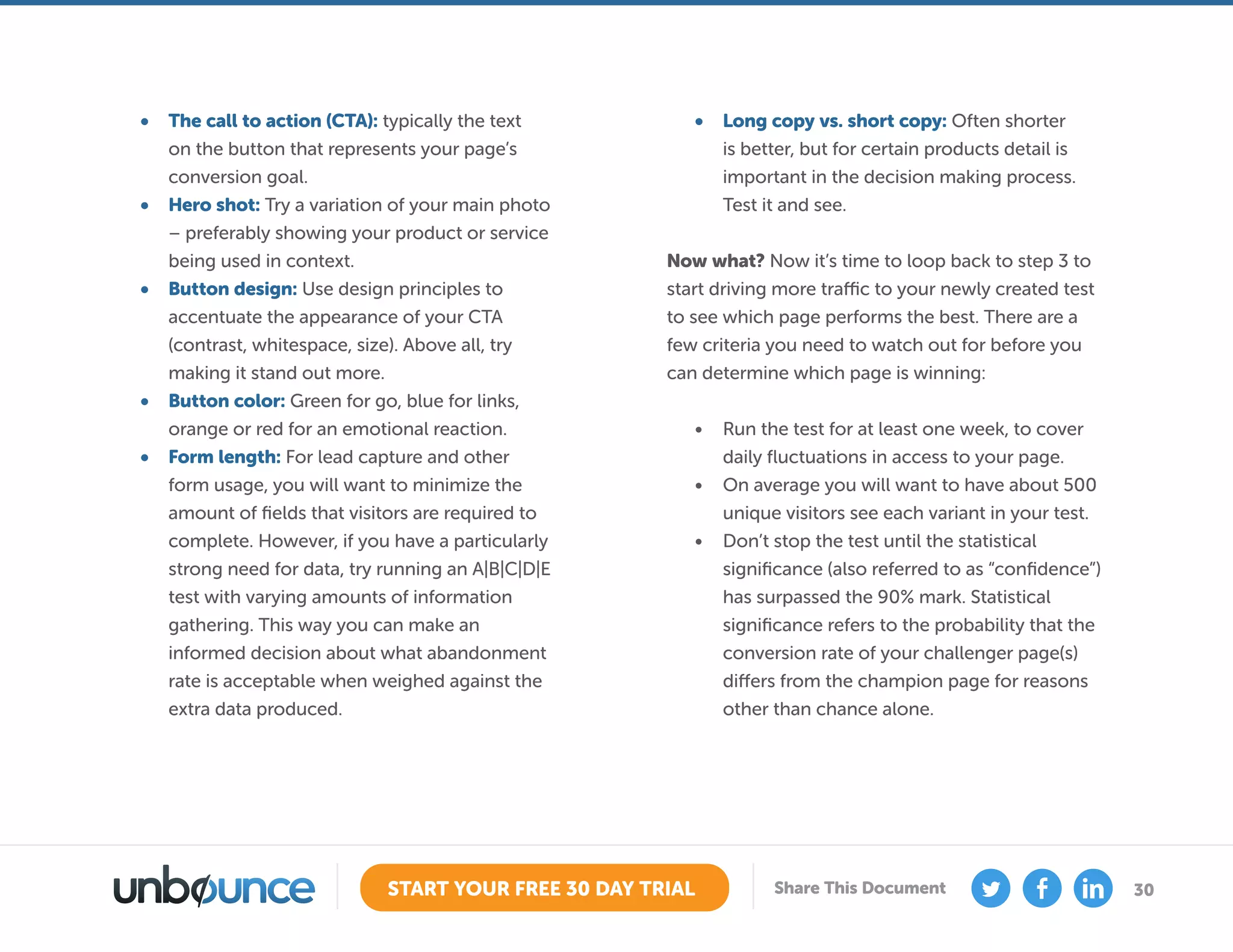 The Ultimate Guide To Landing Page Optimization | PDF
