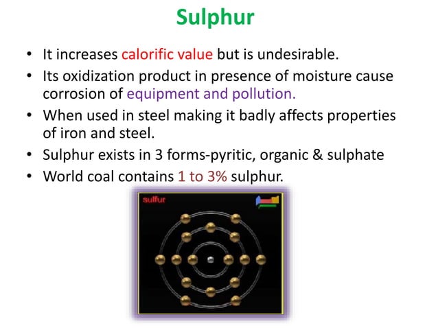 Ultimate Analysis of Coal | PPTX | Chemistry | Science