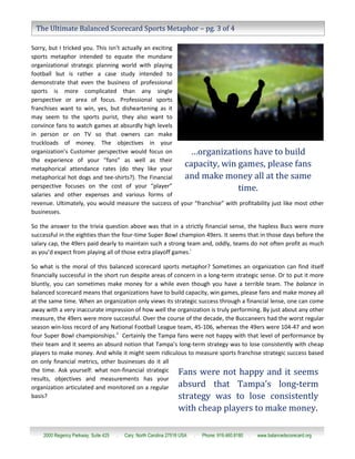Ultimate Bsc Sports Metaphor | PDF