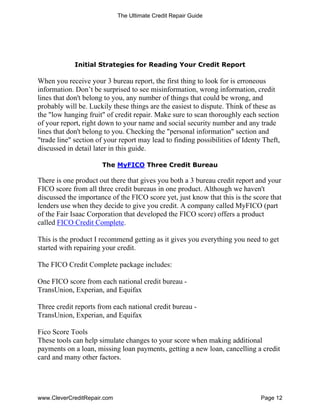 Ultimate Credit Repair Guide | PPT