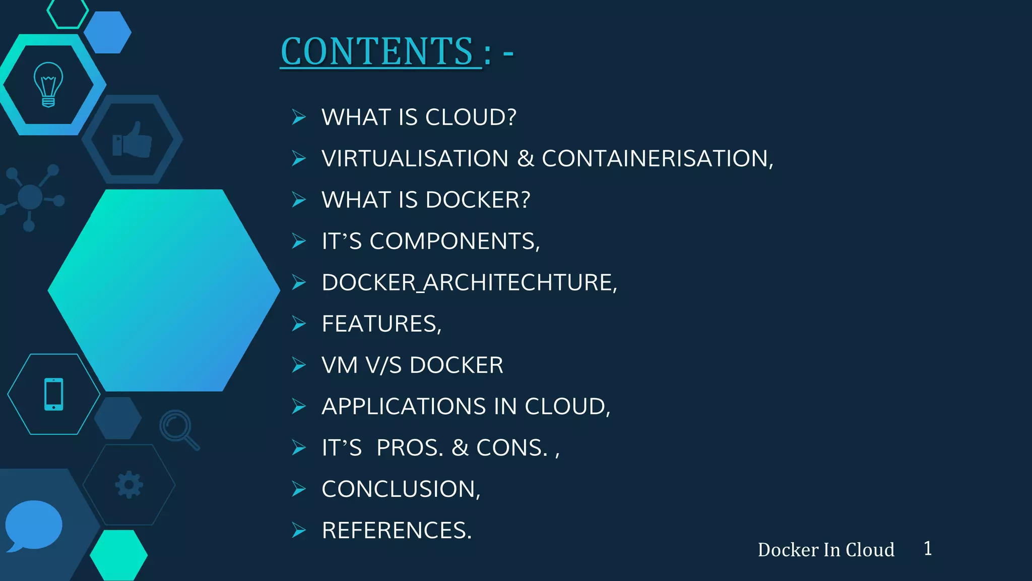 Docker In Cloud | PPTX
