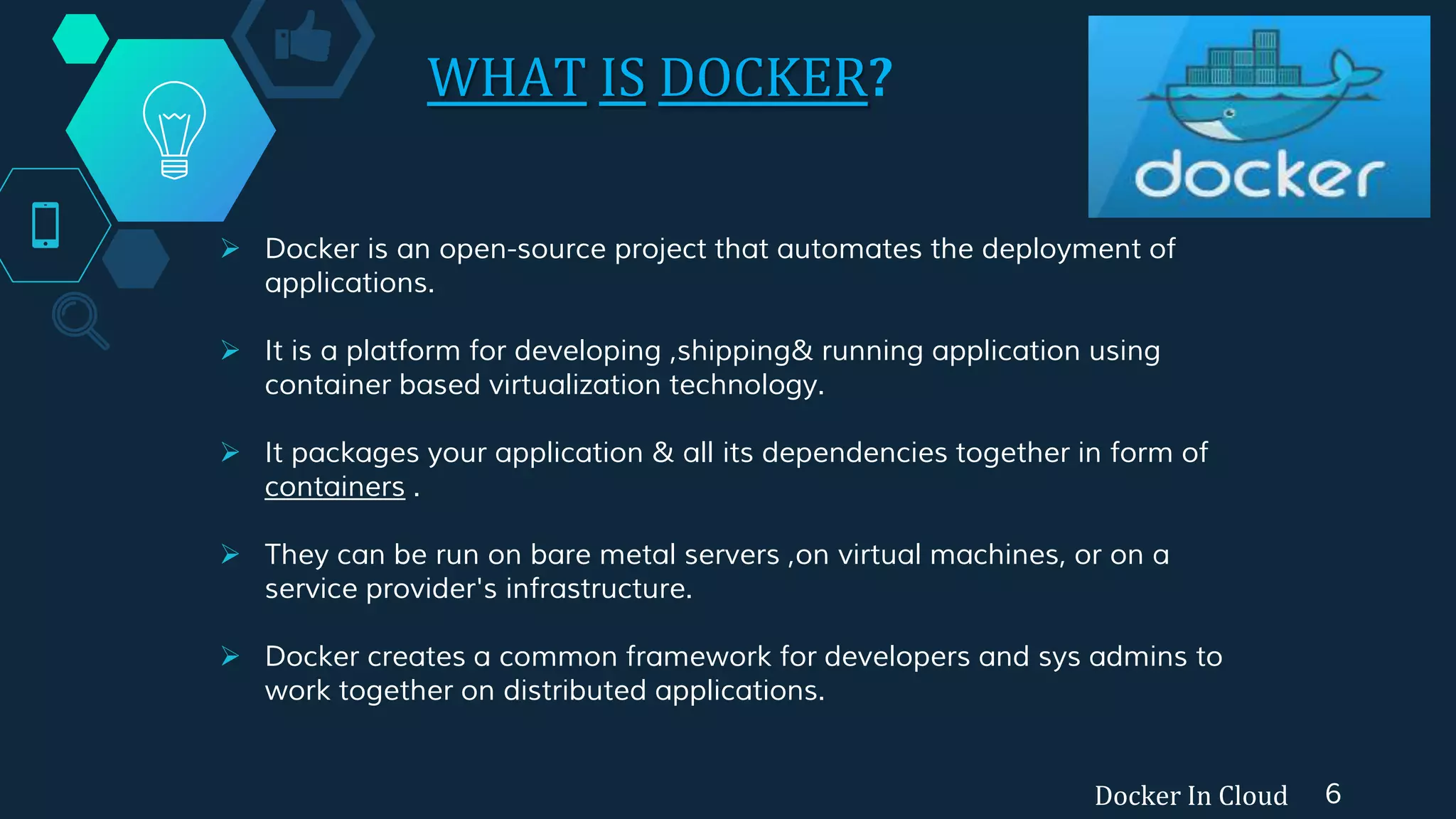 Docker In Cloud | PPTX