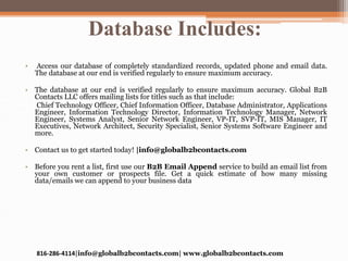 Ultimate erp users email list | PPTX