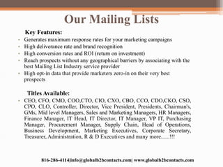 Ultimate erp users email list | PPTX