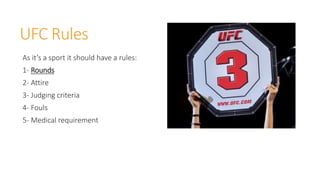UFC | PPTX | Martial Arts | Sports