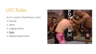 UFC | PPTX | Martial Arts | Sports