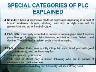 product life cycle | PPTX