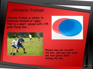 Ultimate frisbee | PPT