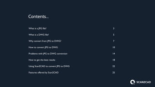 The Ultimate Guide To Converting JPG to DWG | PDF