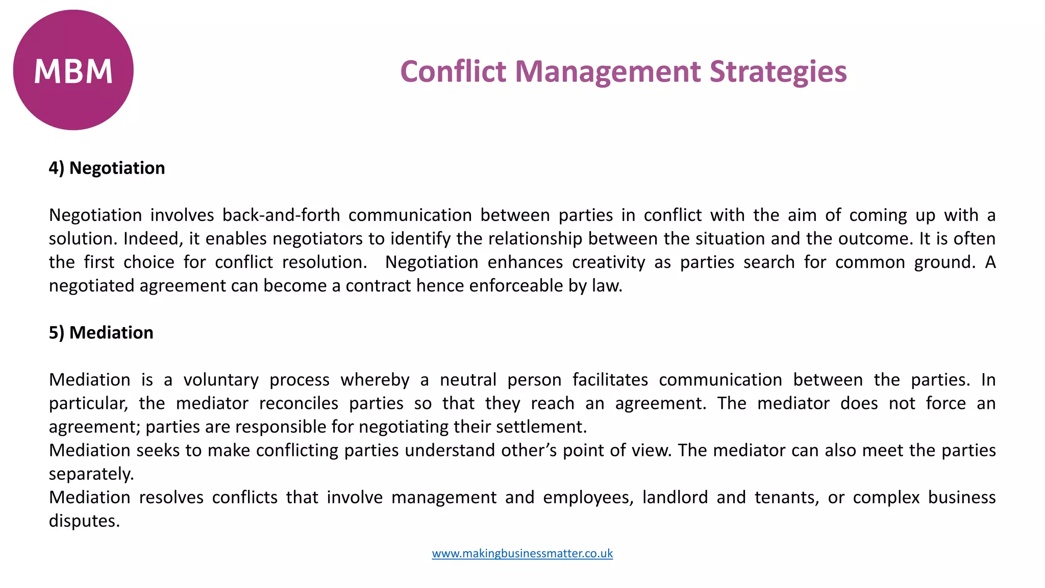 Ultimate Guide to Conflict Resolution | PPTX | Business | Business and ...