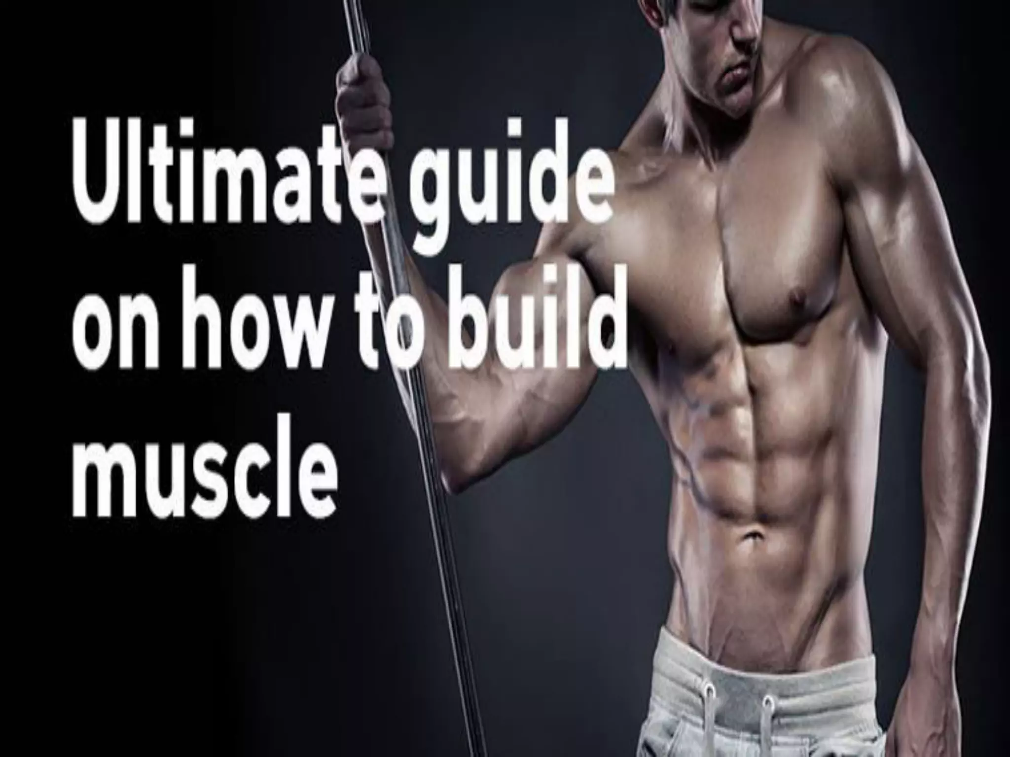 Ultimate Bodybuilding Diet Plan For How to Build Muscle | PPT