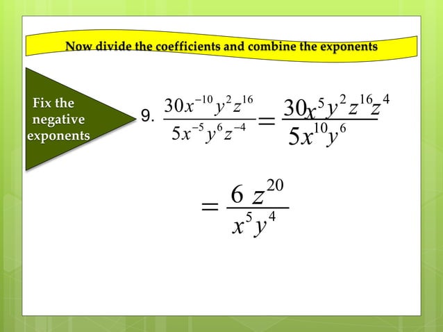 Ultimate guide monomials exponents | PPTX | Physics | Science