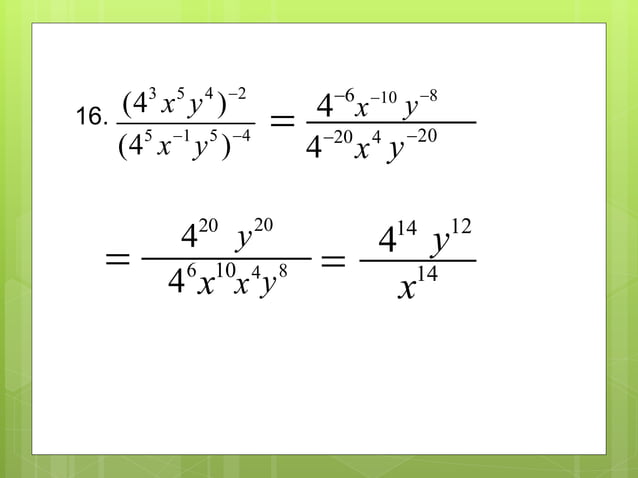 Ultimate guide monomials exponents | PPTX | Physics | Science