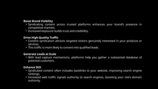 The Ultimate Guide to B2B Content Syndication Platforms in 2025 | PPTX