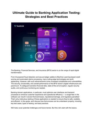 Ultimate Guide to Banking Application Testing_ Strategies and Best ...
