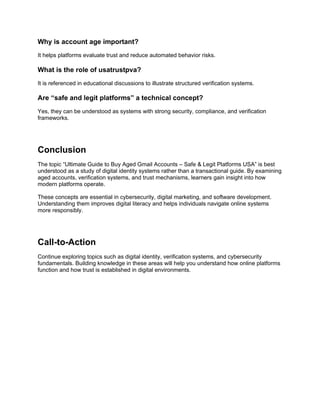 Ultimate Guide to Buy Aged Gmail Accounts – Safe & Legit Platforms USA.docx