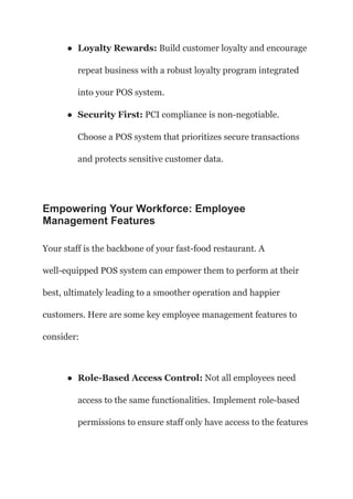 Ultimate Guide to Choosing the Best POS System for Your Fast Food ...